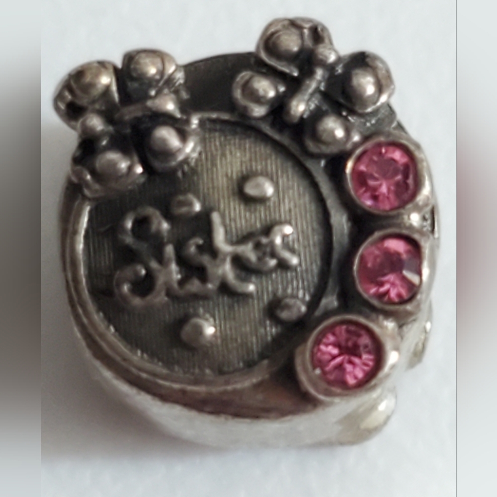 925 Pandora Pgda Sister Charm Sterling Retired Italy … - Gem
